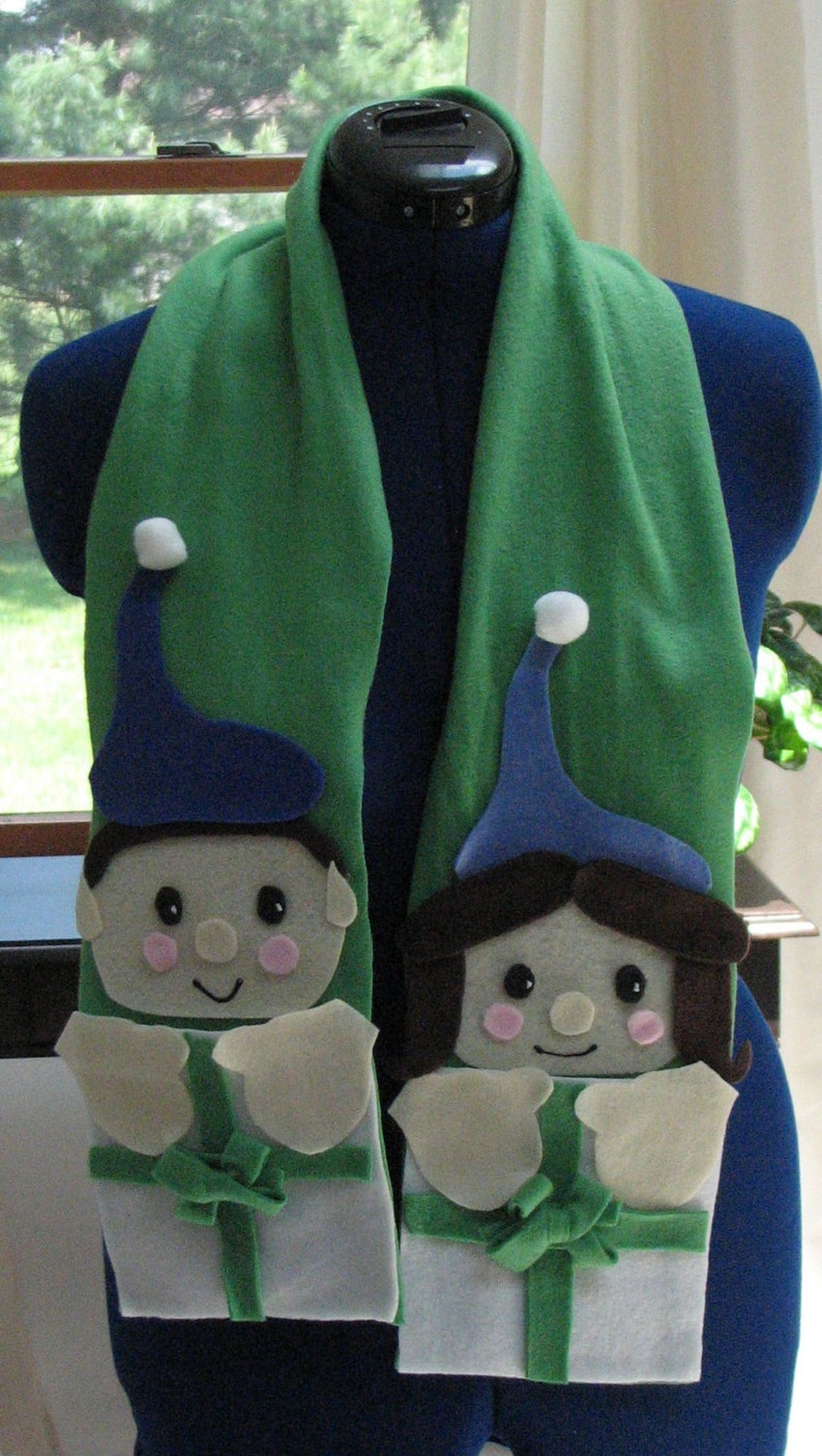 Elf Scarf Sewing Pattern With Tutorials Digital Download - Etsy