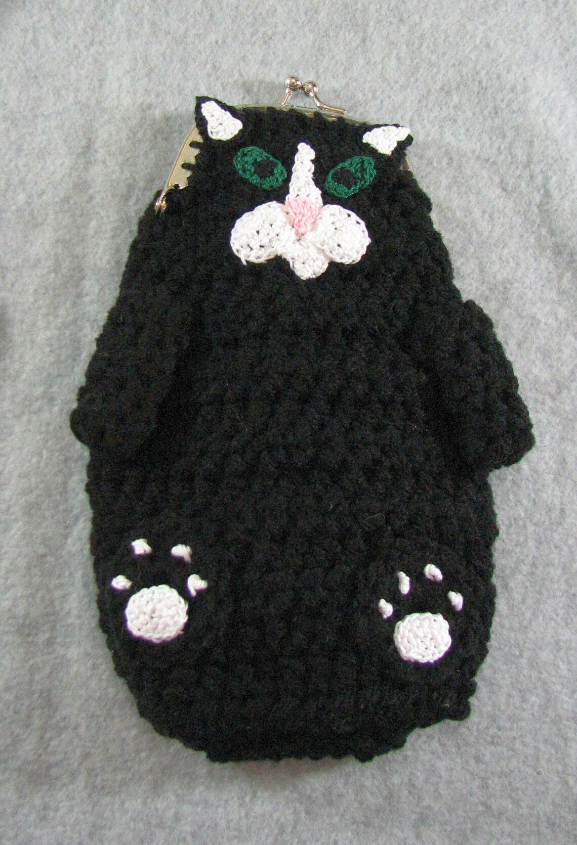 Black Cat - Coin Purse Crochet Pattern - Digital Download - Etsy