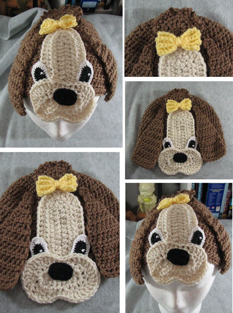 Shih Tzu Hat Crochet Pattern With Tutorials Digital - Etsy