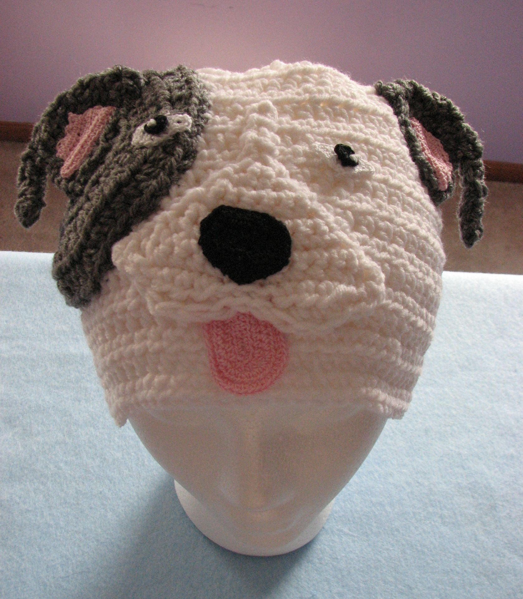 Pit Bull Hat Crochet Pattern With Tutorials Digital | Etsy