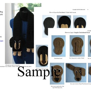 Dachshund - Scarf Crochet Pattern With Tutorials - Instant Download - Etsy