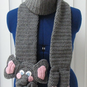 Elephant - Scarf Crochet Pattern With Tutorials - Digital Download - Etsy