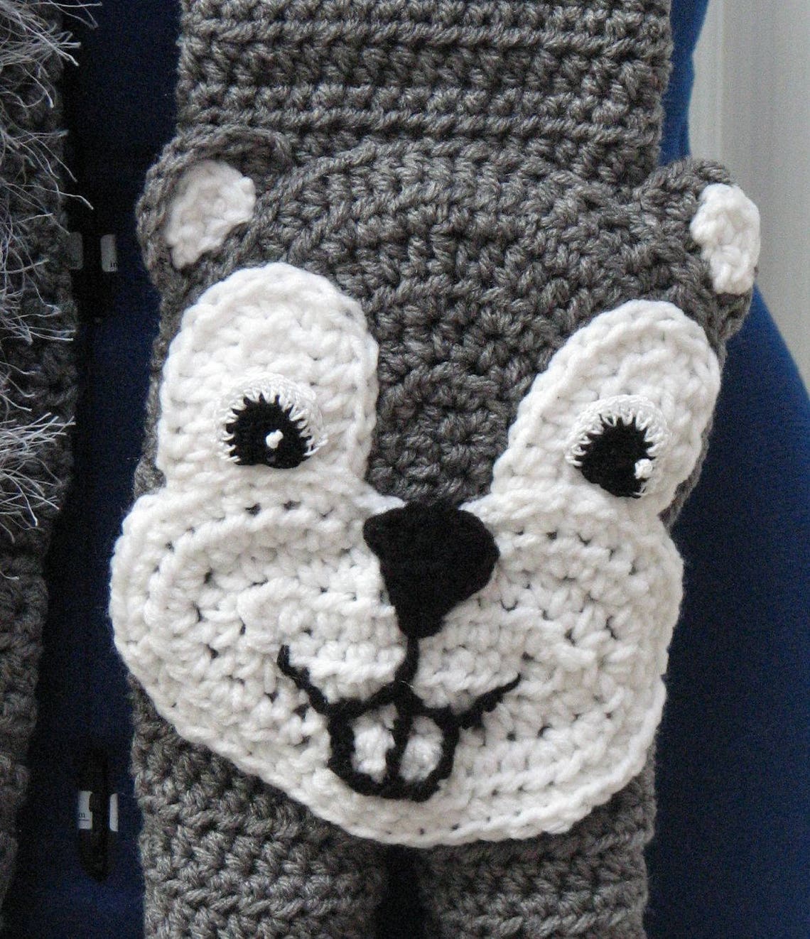 Squirrel - Scarf Crochet Pattern With Tutorials - Digital Download - Etsy