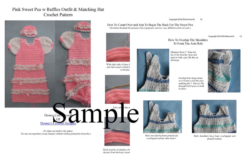 Ruffles Sweet Pea Crochet Pattern With Tutorials Digital - Etsy