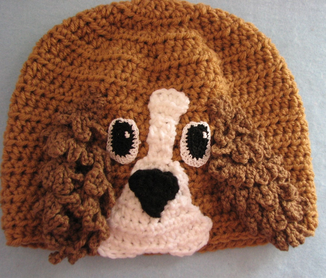 Cocker Spaniel Hat Crochet Pattern With Tutorials Digital | Etsy