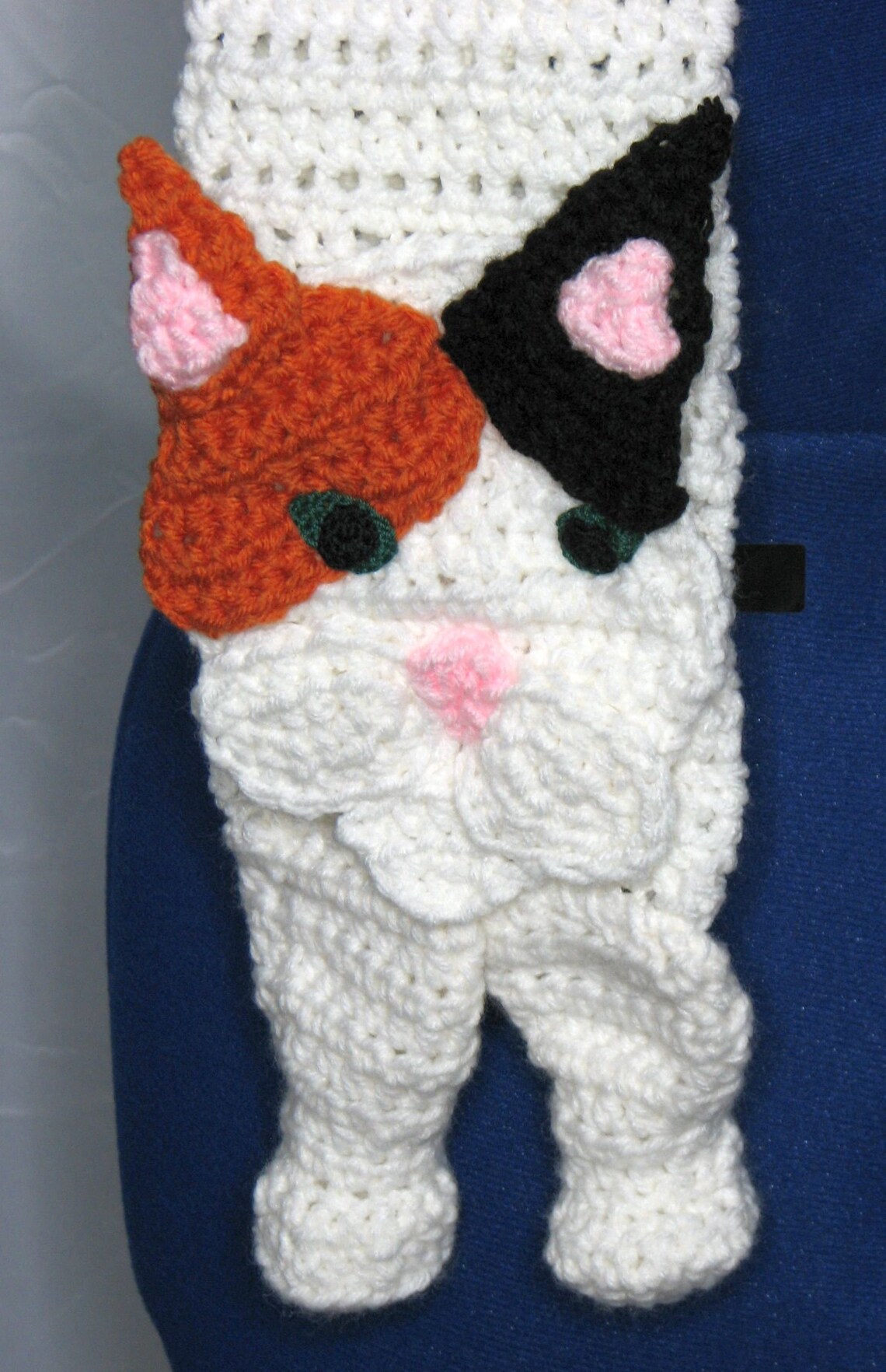 Patches Cat Scarf Crochet Pattern With Tutorials Digital - Etsy