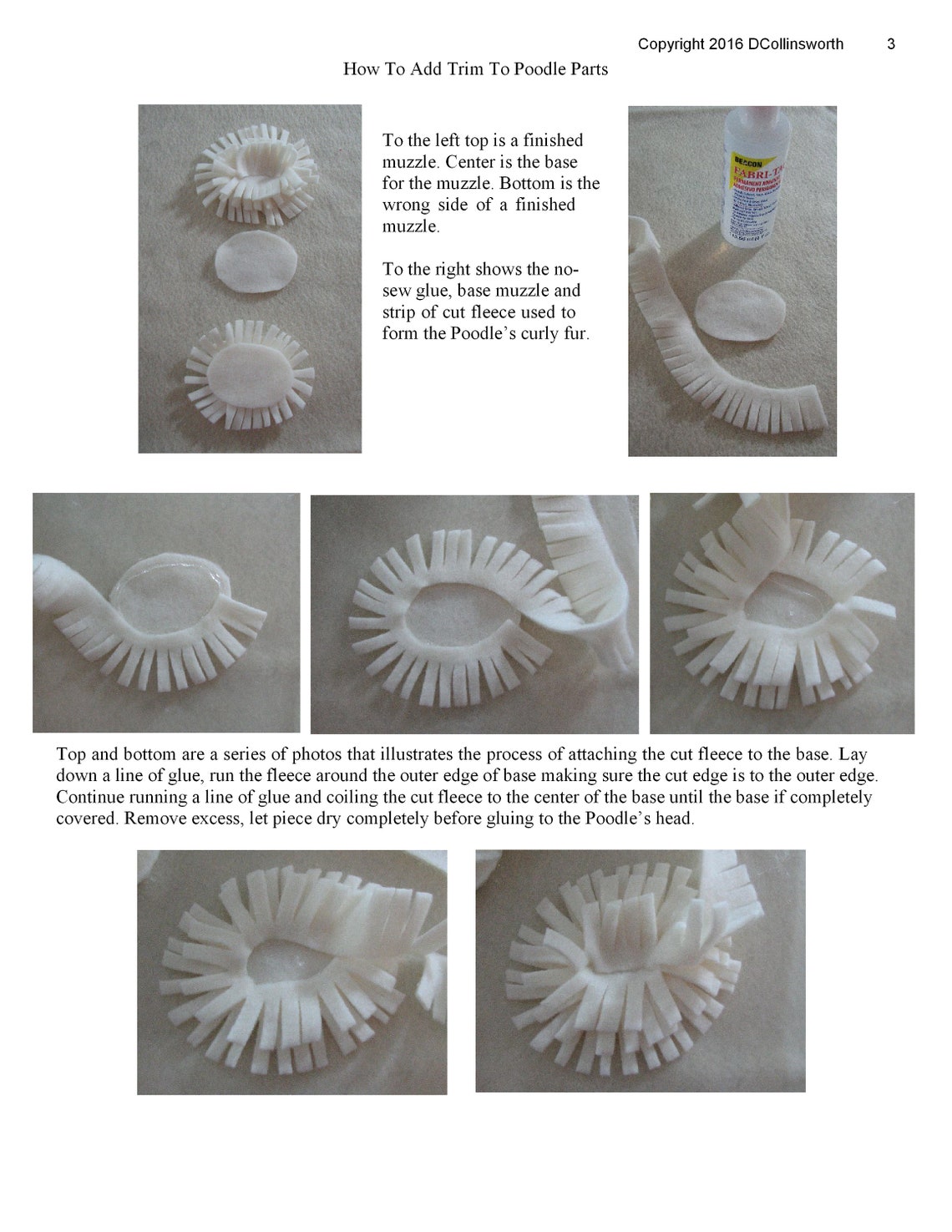 Poodle Hat Sewing Pattern With Tutorials Digital Download | Etsy