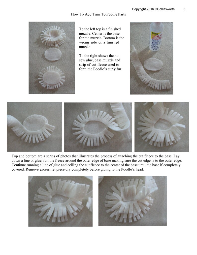 Poodle Hat Sewing Pattern With Tutorials Digital Download | Etsy