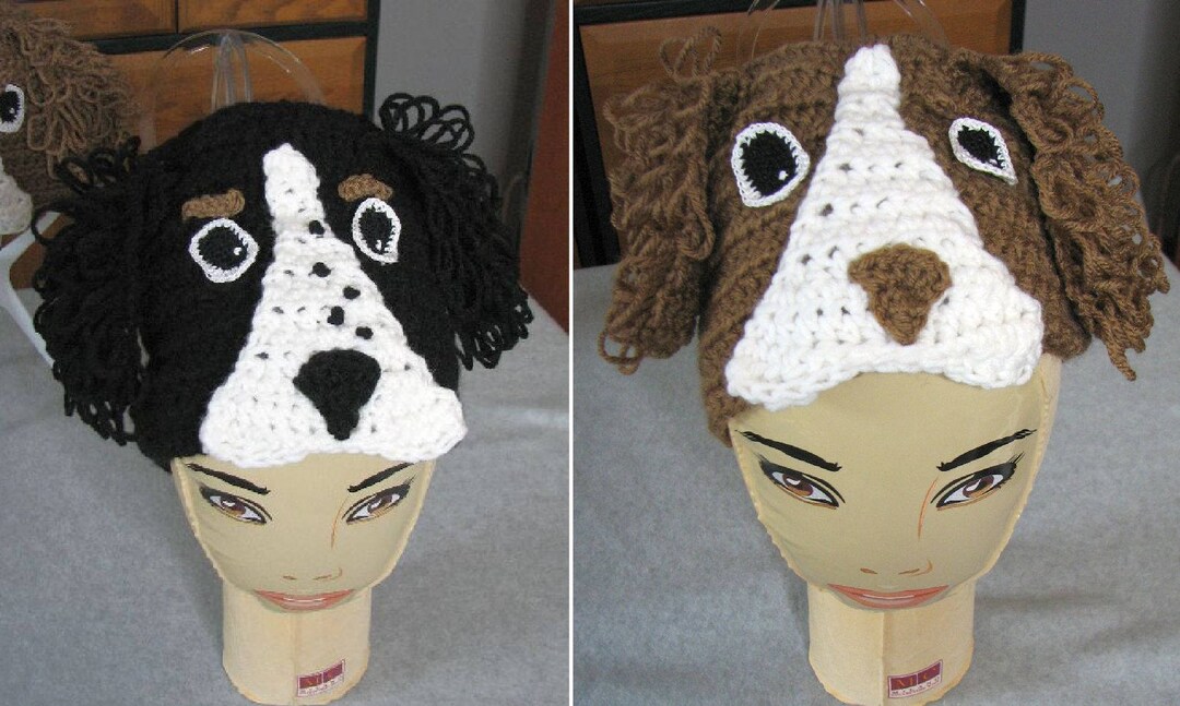 Springer Spaniel Hat Crochet Pattern With Tutorials Digital Download - Etsy
