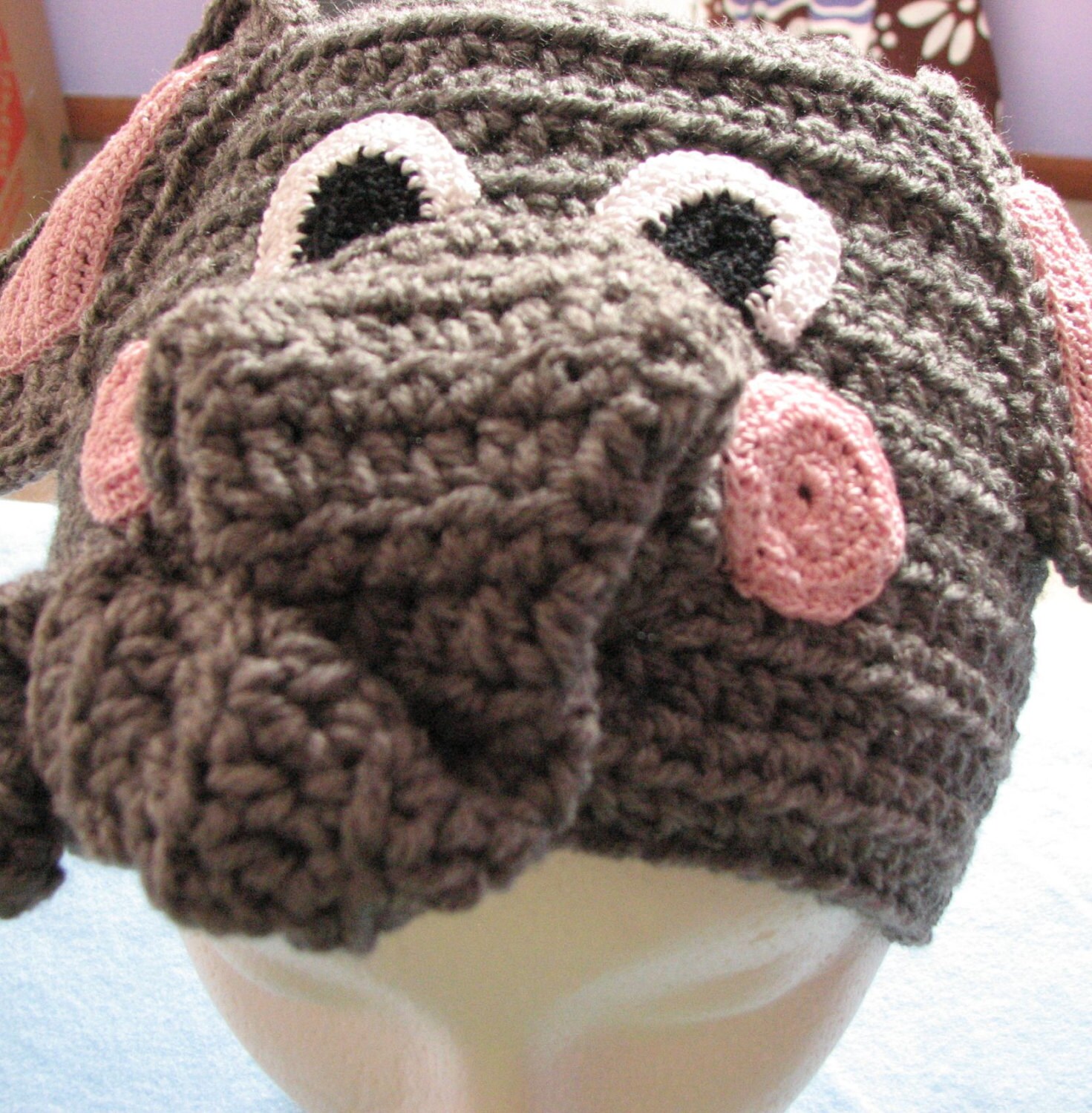 Elephant Hat Crochet Pattern With Tutorials Digital | Etsy