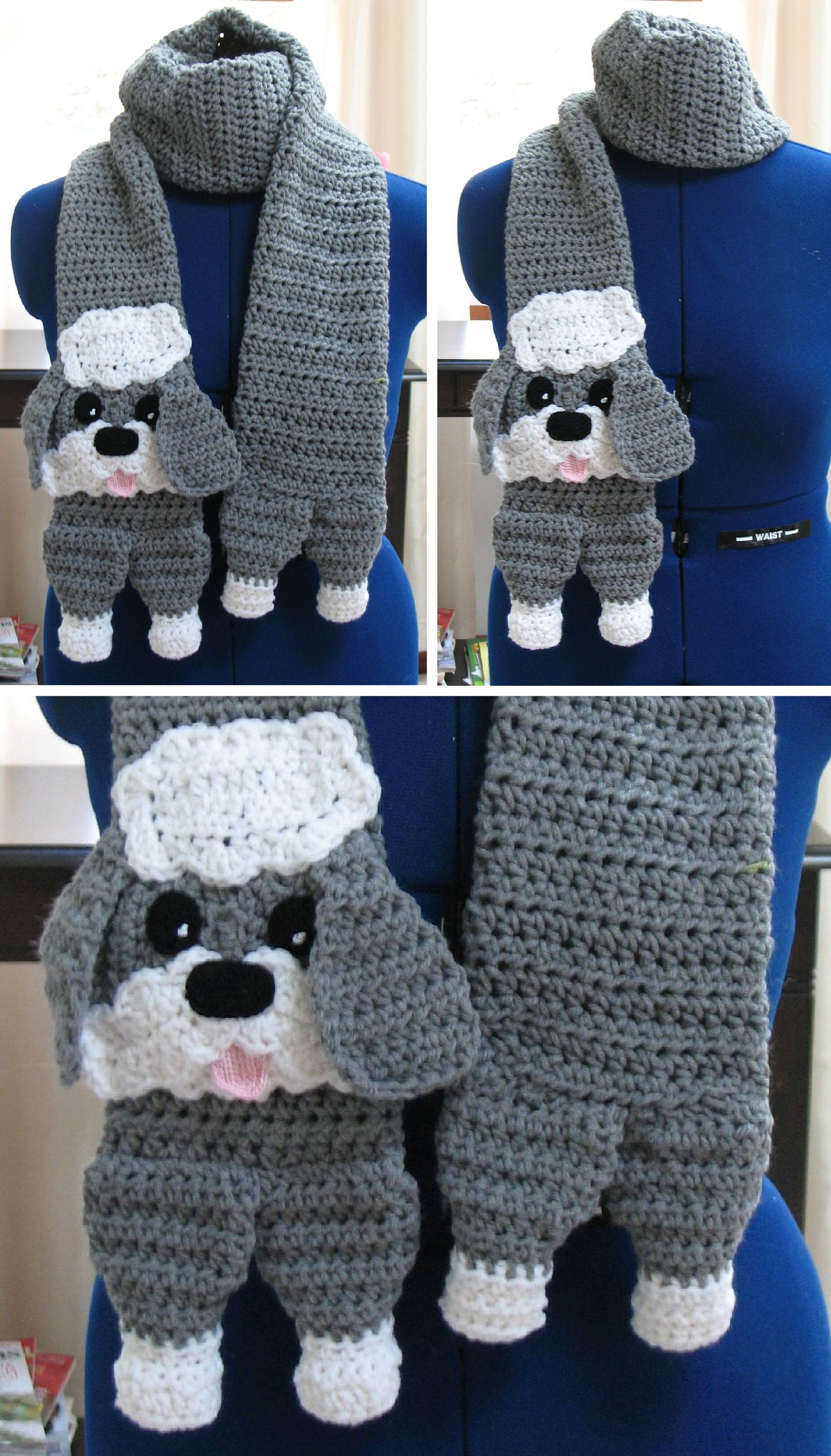 Sheep Dog - Hat, Scarf and Purse Crochet Pattern With Tutorials ...