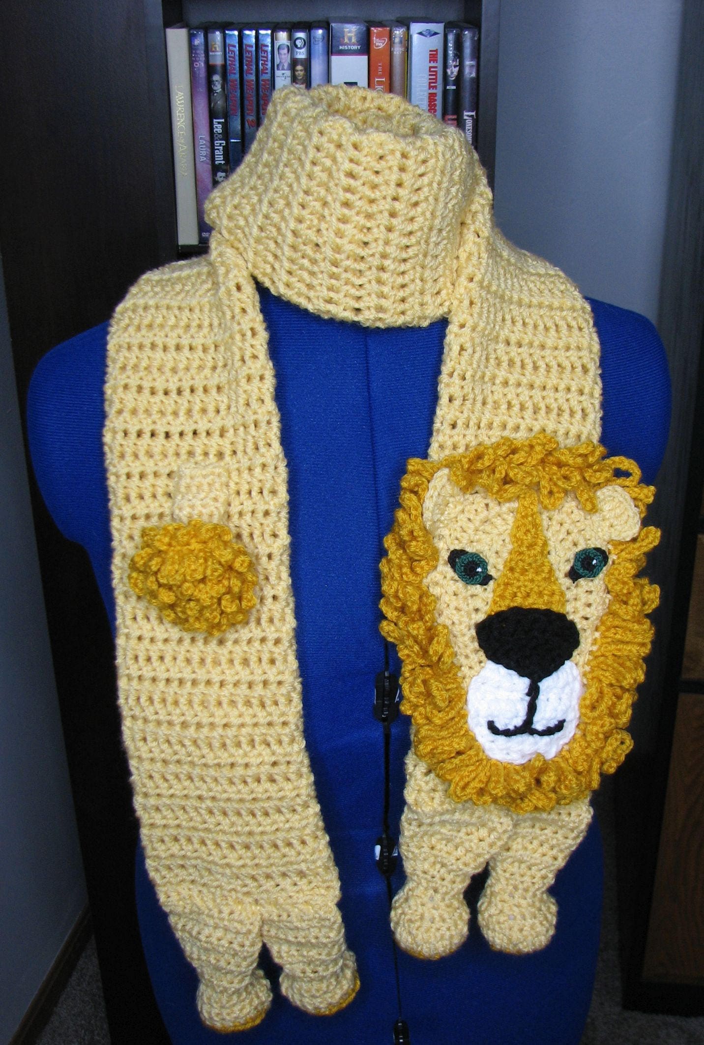 Lion Scarf Crochet Pattern With Tutorials Digital Download | Etsy
