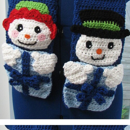 Santa Scarf Crochet Pattern With Tutorials Digital - Etsy