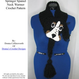 Springer Spaniel - Neck Warmer Scarf Crochet Pattern - With Tutorials ...