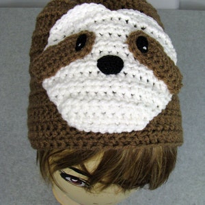 Sloth - Hat Crochet Pattern With Tutorials - Digital Download - Etsy