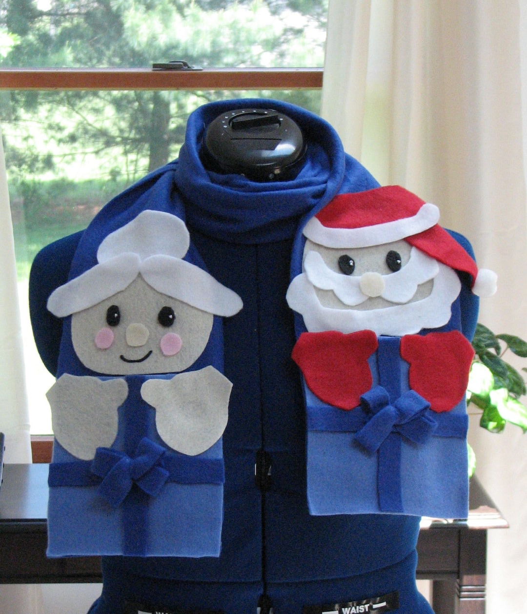 Mr. & Mrs. Santa - Scarf Sewing Pattern With Tutorials - Digital ...