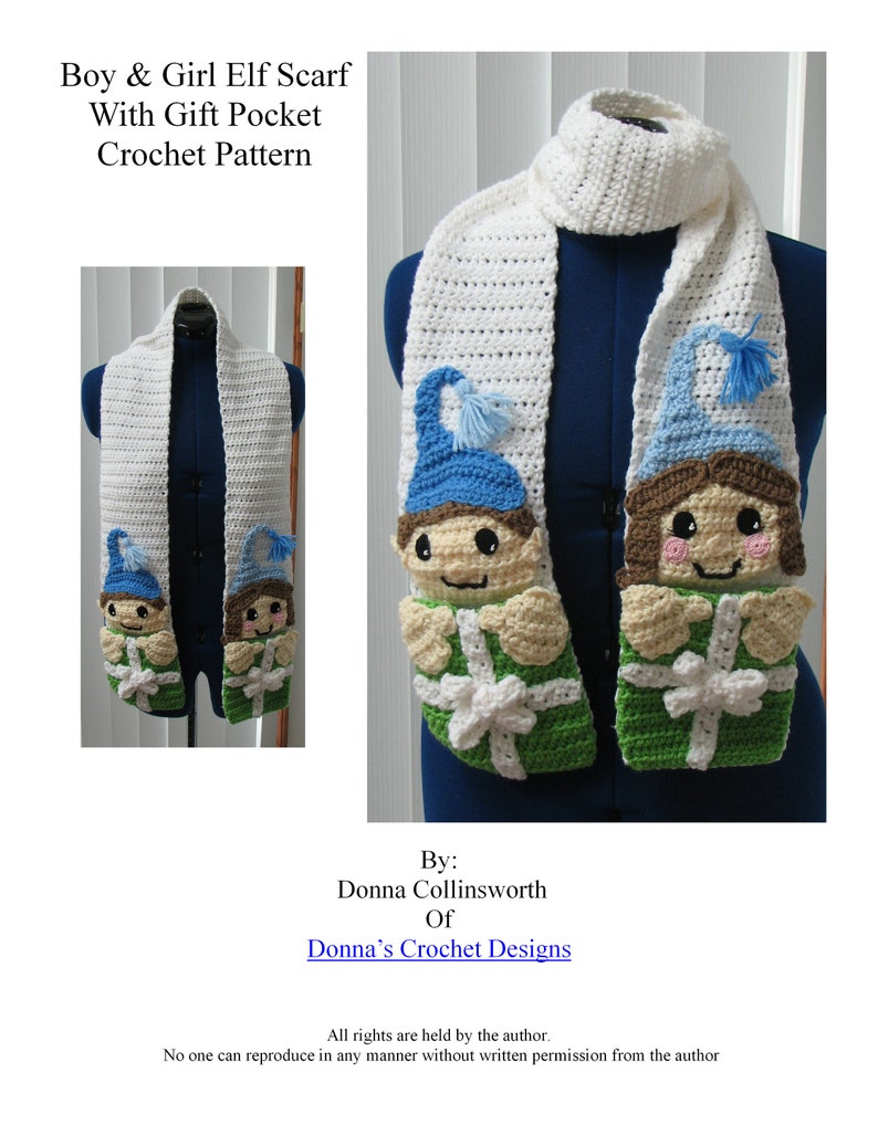 Elf Scarf Crochet Pattern Digital Download | Etsy