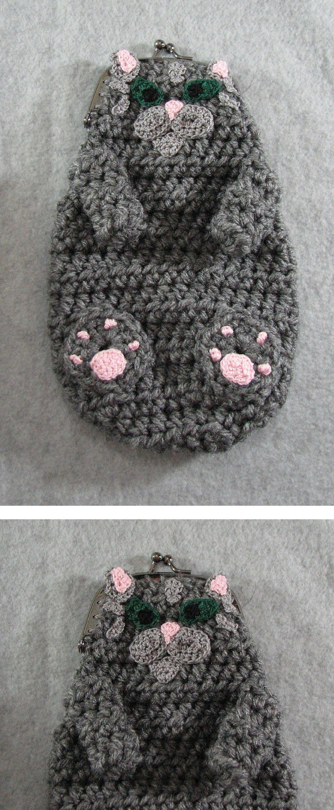 Tabby Cat - Coin Purse Crochet Pattern - Digital Download - Etsy
