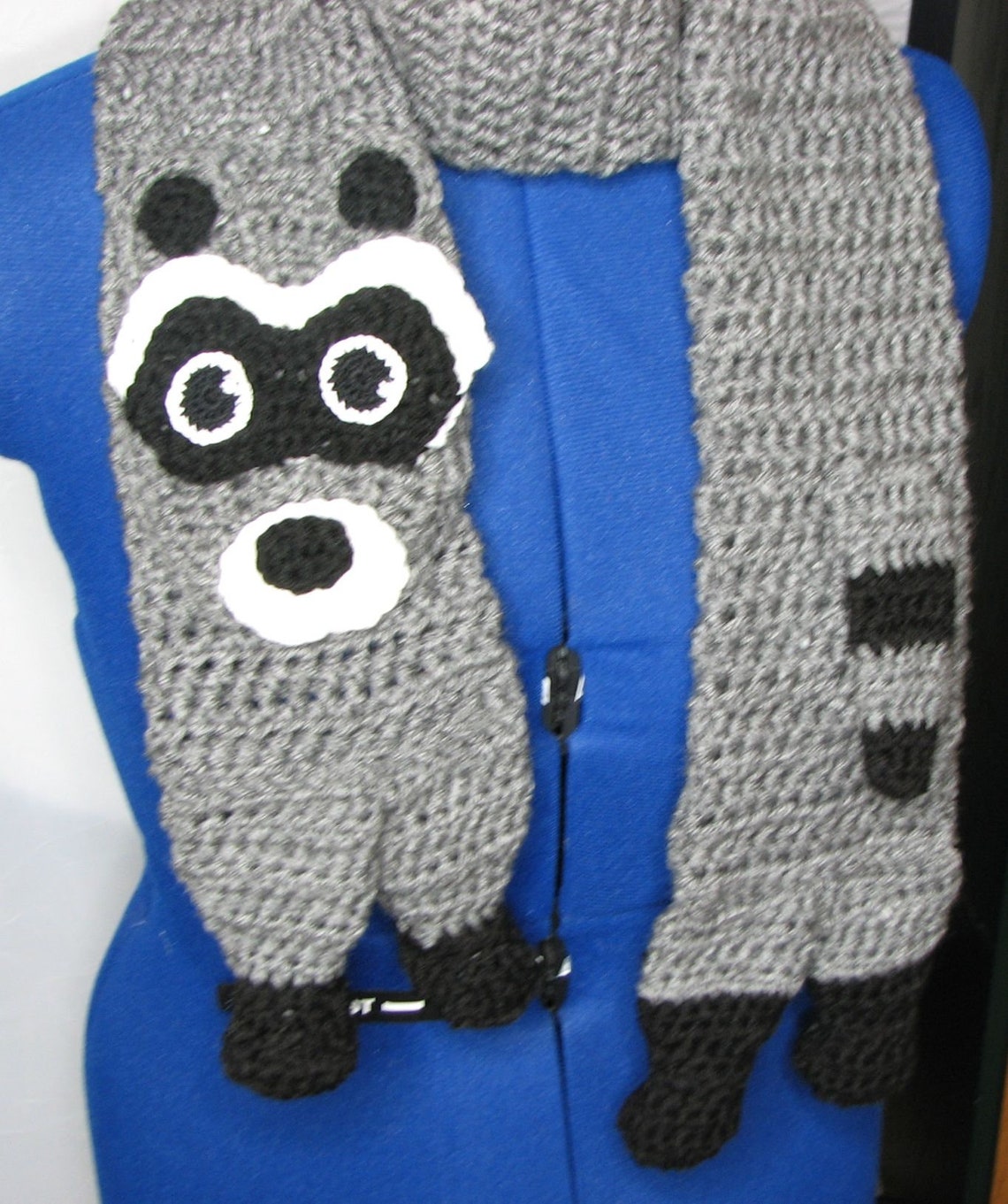 Raccoon Scarf Hat and Tote Bag Crochet Pattern Set - Etsy