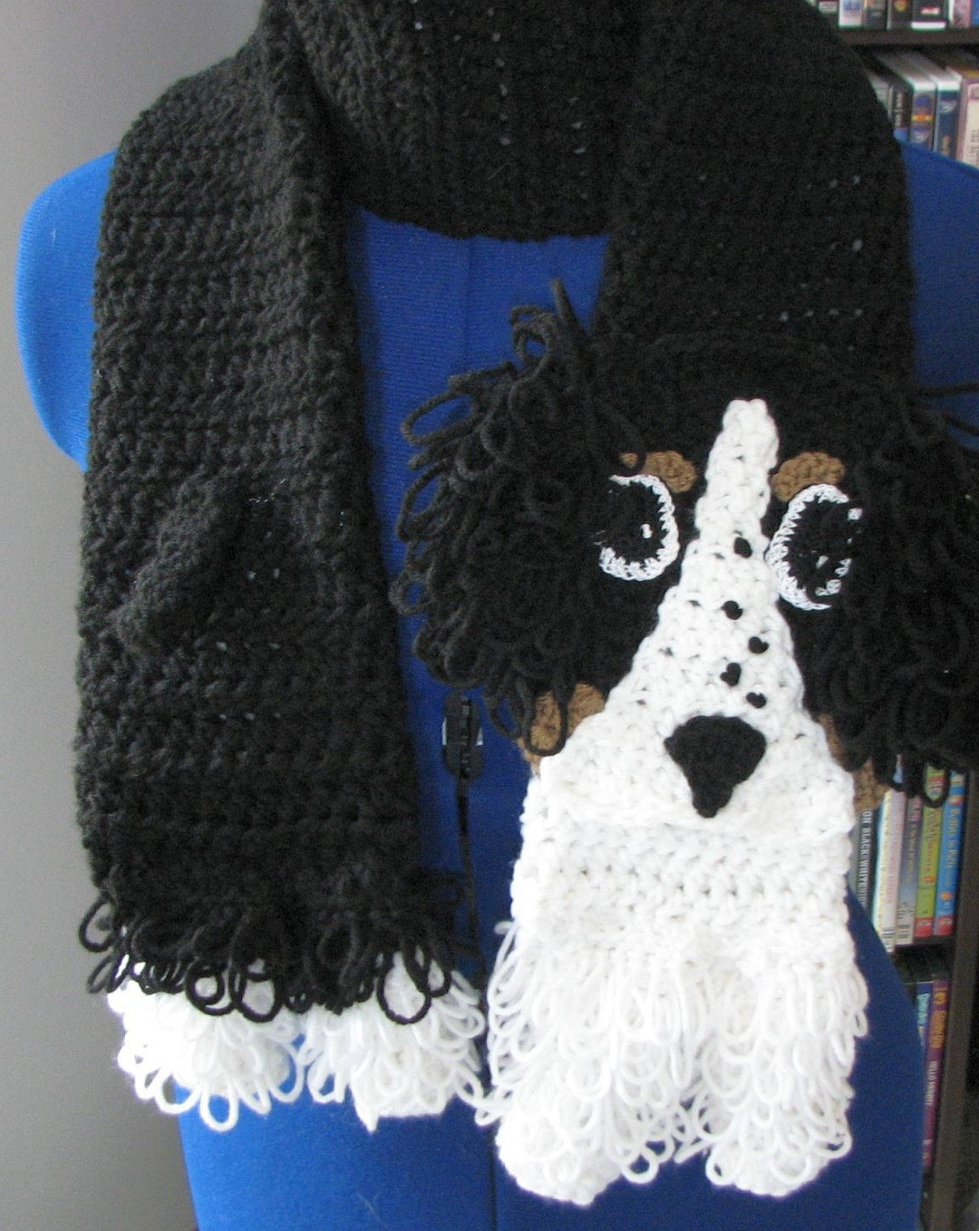 Springer Spaniel - Scarf Crochet Pattern With Tutorials - Instant ...