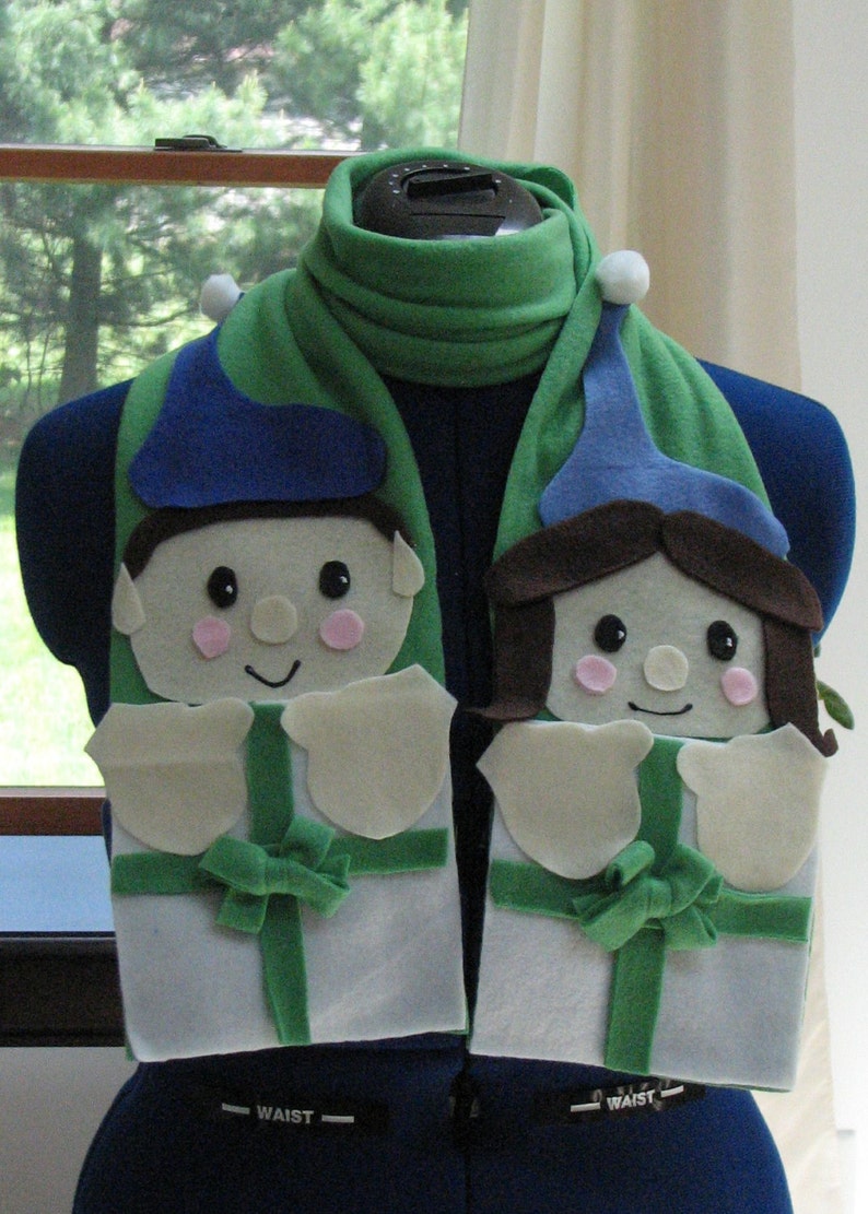 Elf Scarf Sewing Pattern With Tutorials Digital Download - Etsy