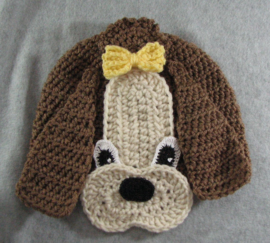 Shih Tzu Hat Crochet Pattern With Tutorials Digital - Etsy