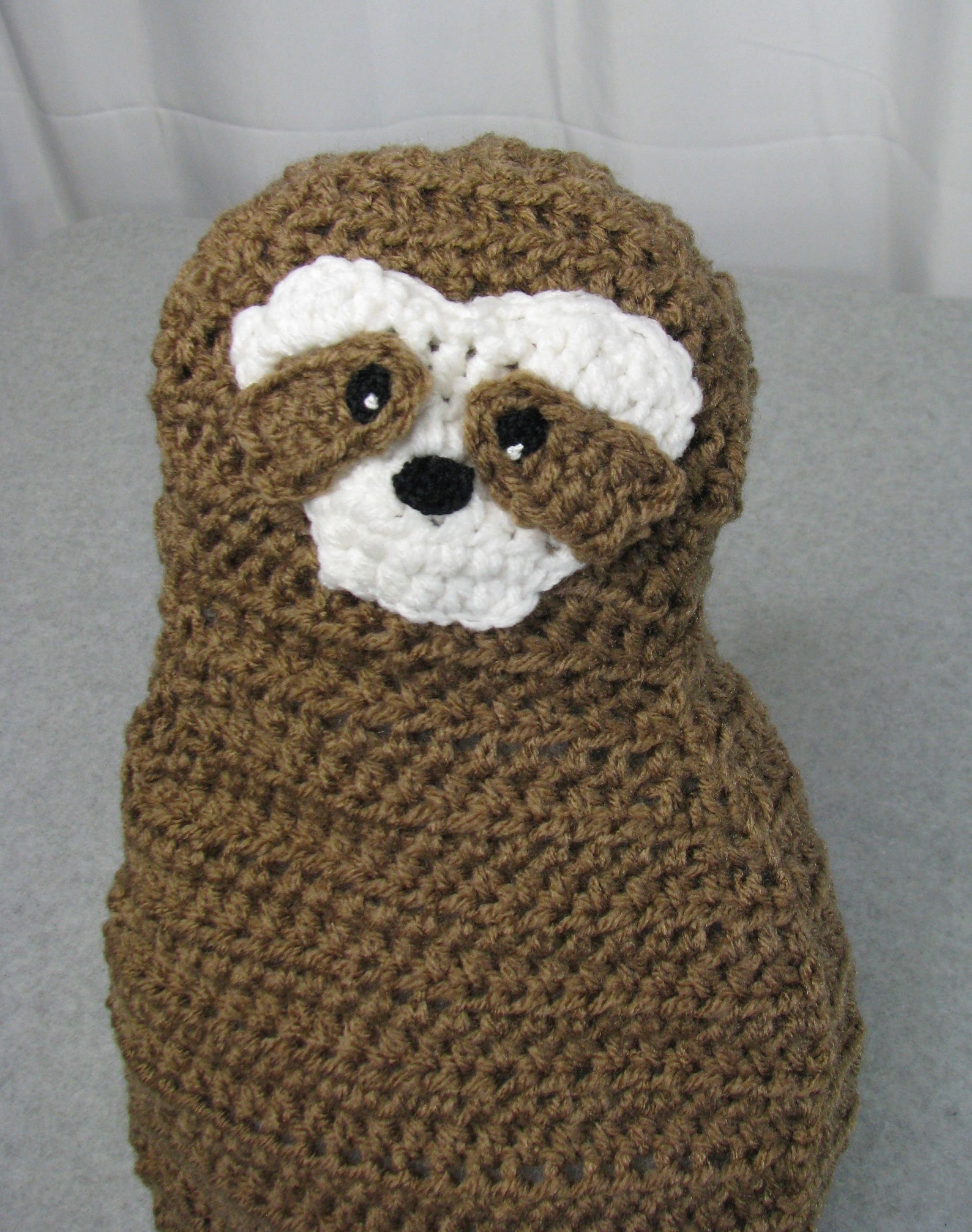 Sloth Pillow Crochet Pattern With or Without Fur Tutorials - Etsy
