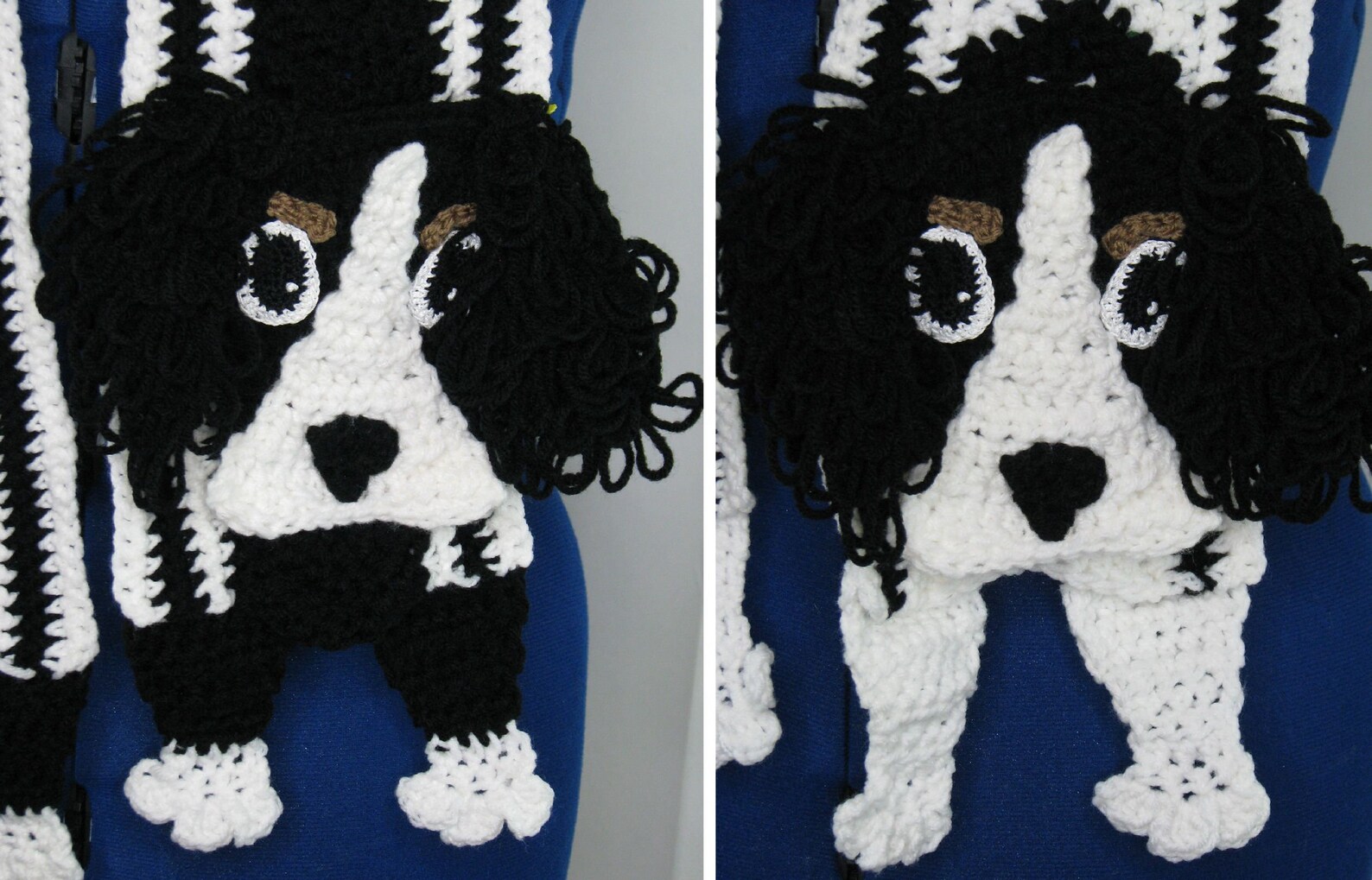 Springer Spaniel Ripple Scarf Crochet Pattern With Tutorials - Etsy