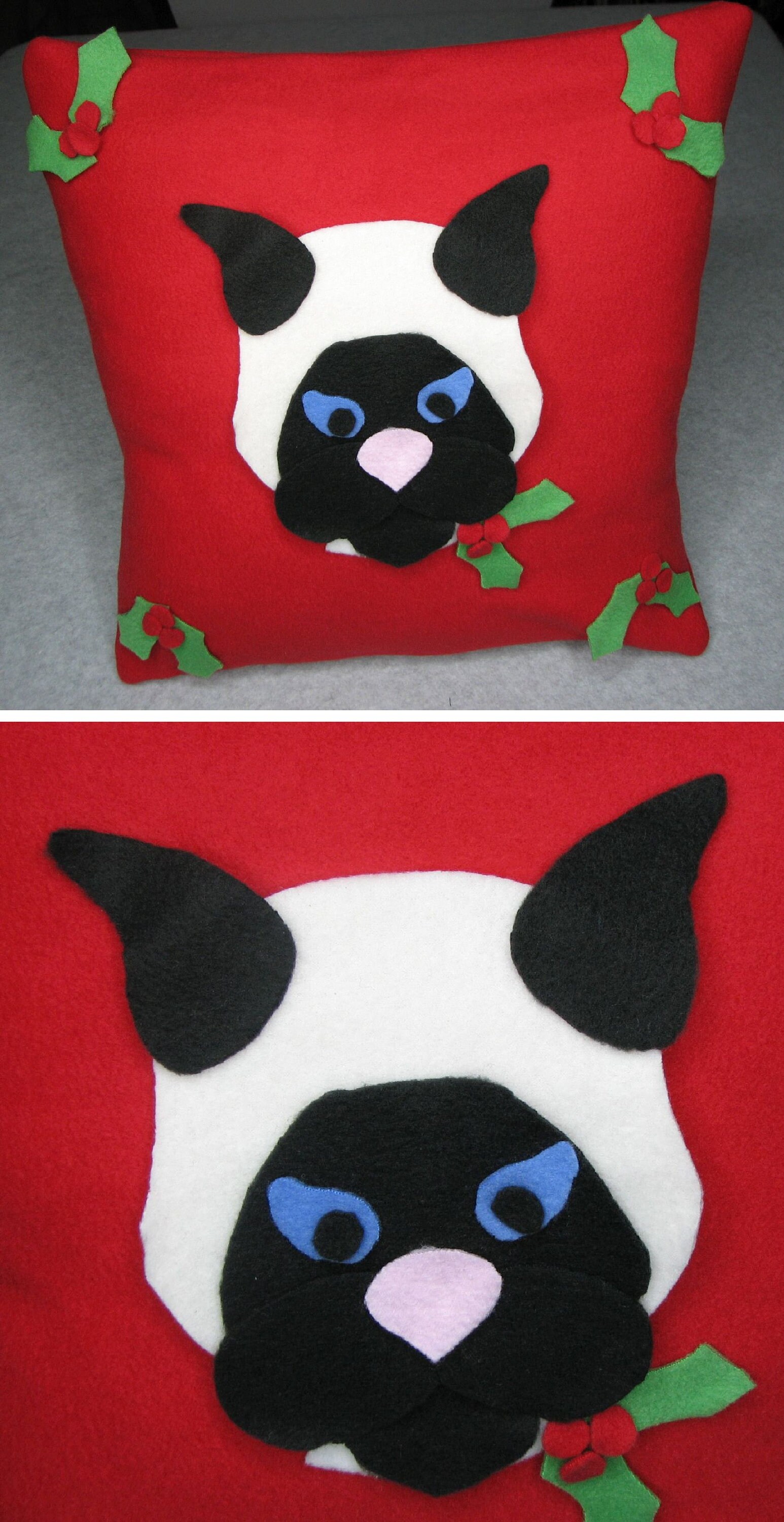 Siamese Cat Pillow Sewing Pattern With Tutorials Digital | Etsy