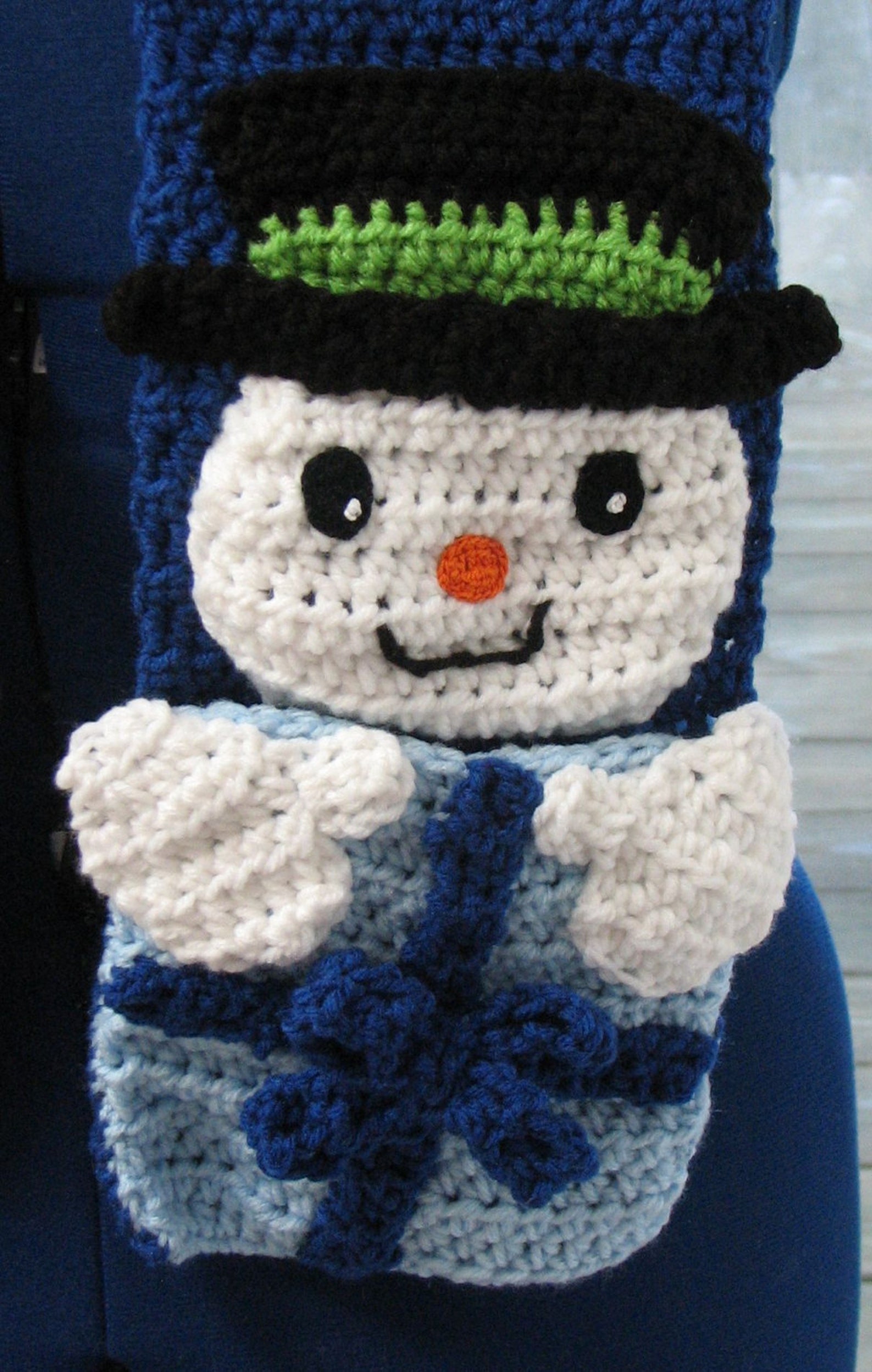 Snowmen Scarf Crochet Pattern With Tutorials Digital | Etsy