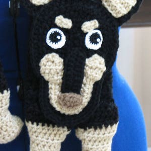 Mini Pinscher Scarf Crochet Pattern With Tutorials Instant Download - Etsy