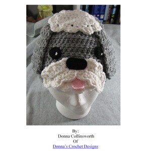 Sheep Dog Hat Crochet Pattern With Tutorials Digital - Etsy