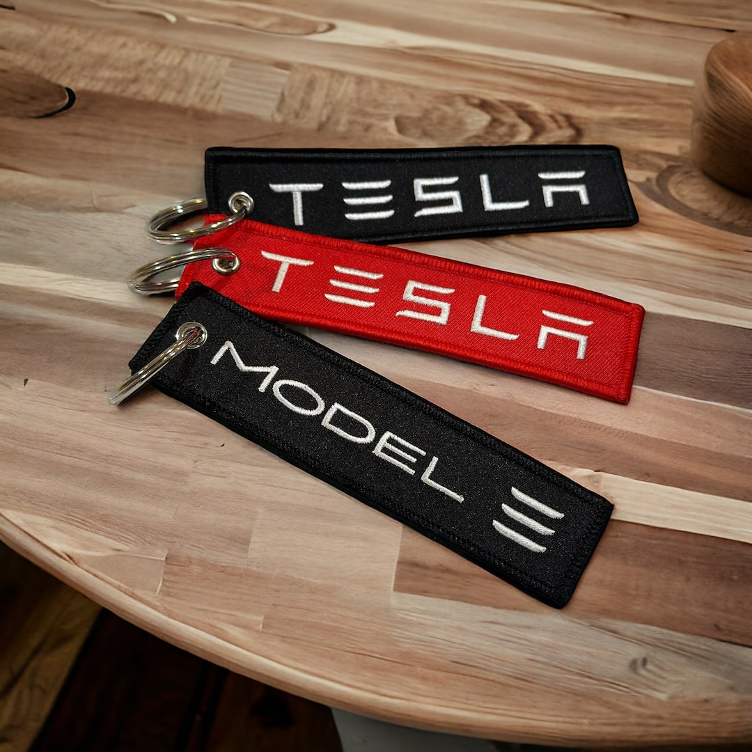 Tesla Holiday Stuffers "remove Before Flight" Tesla Embroidered ...