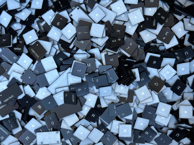 Bag of NEW Random Keyboard Keys for DIY Crafts (macbook Pro) 100+ - Etsy