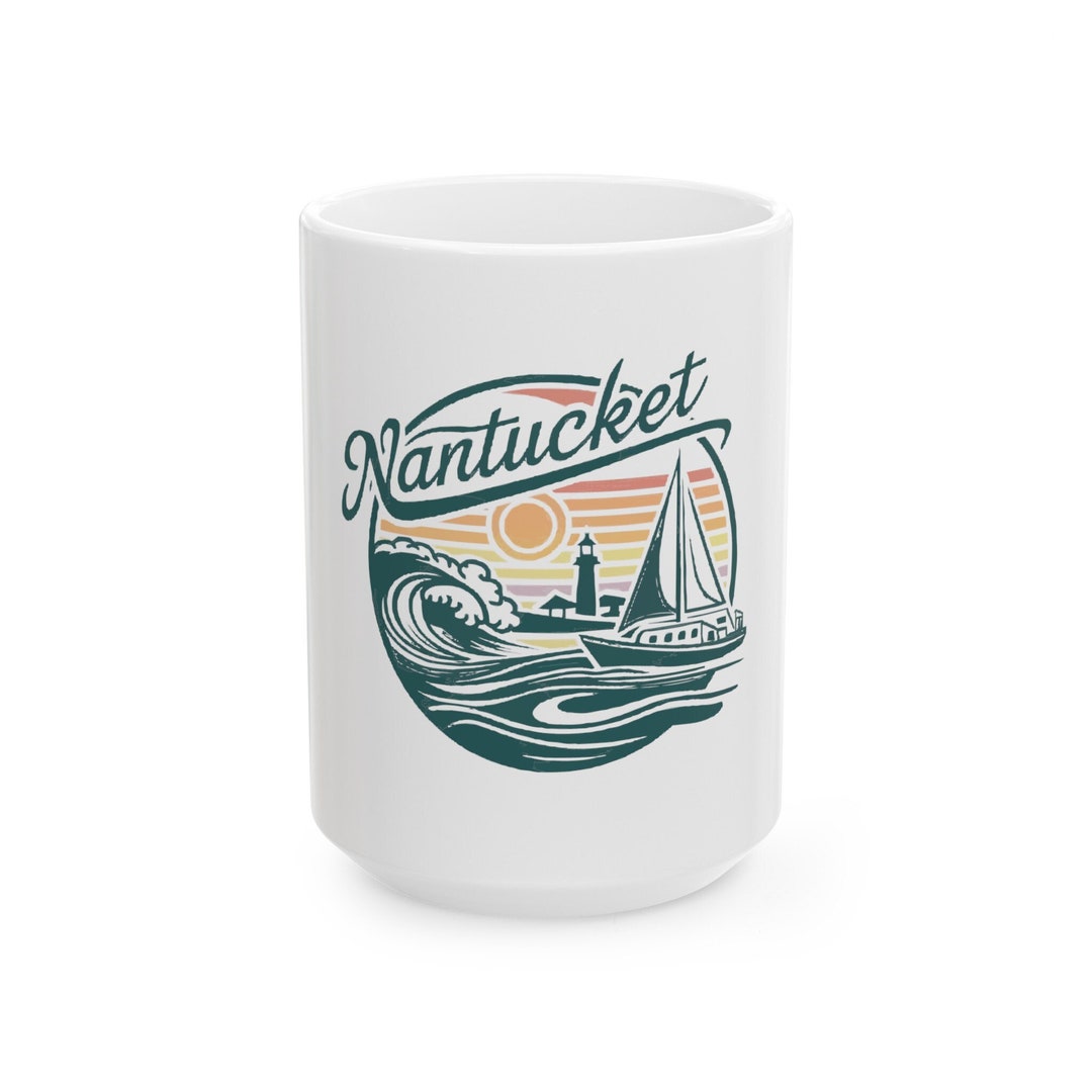 Nantucket Mug Nantucket Gift Cape Cod Mug Massachusetts Mug - Etsy