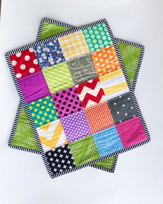 Patchwork Placemats Set of 2 - Etsy