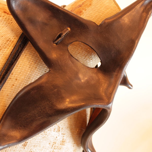 Leather Mask - Etsy