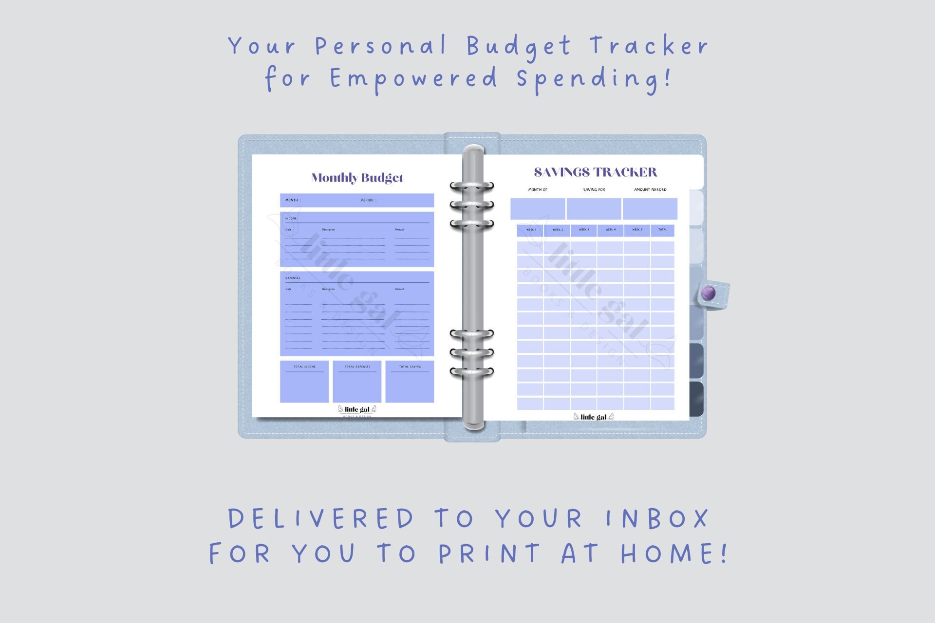 Budget Planner | Trackers | Goals | Money Minder | Printable Digital ...