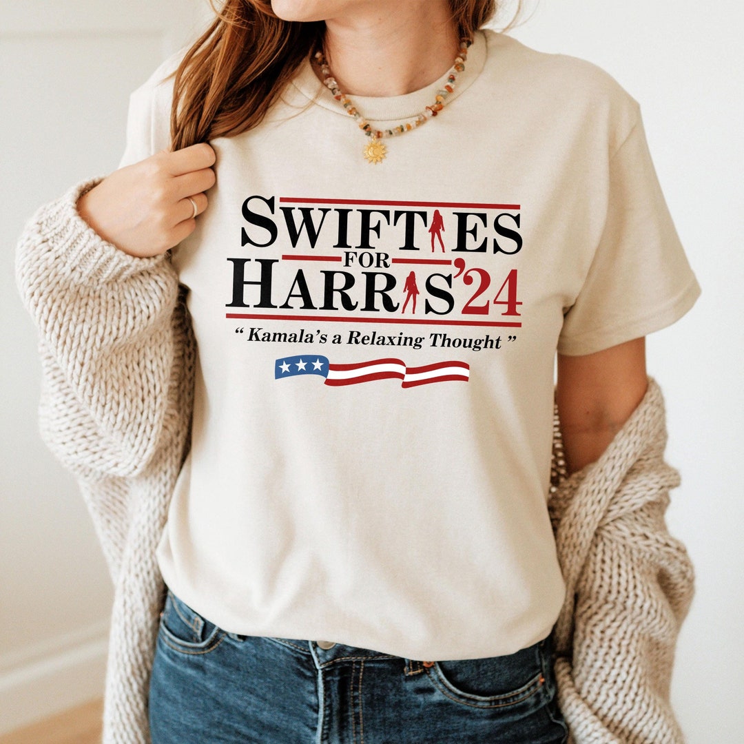Swifties for Harris T-shirt, Kamala Harris Shirt, Presidential Campaign ...