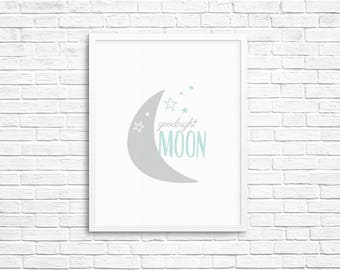 Goodnight My Love SVG, Moon Sign SVG, Nursery Sign SVG, Moon Face, Man ...