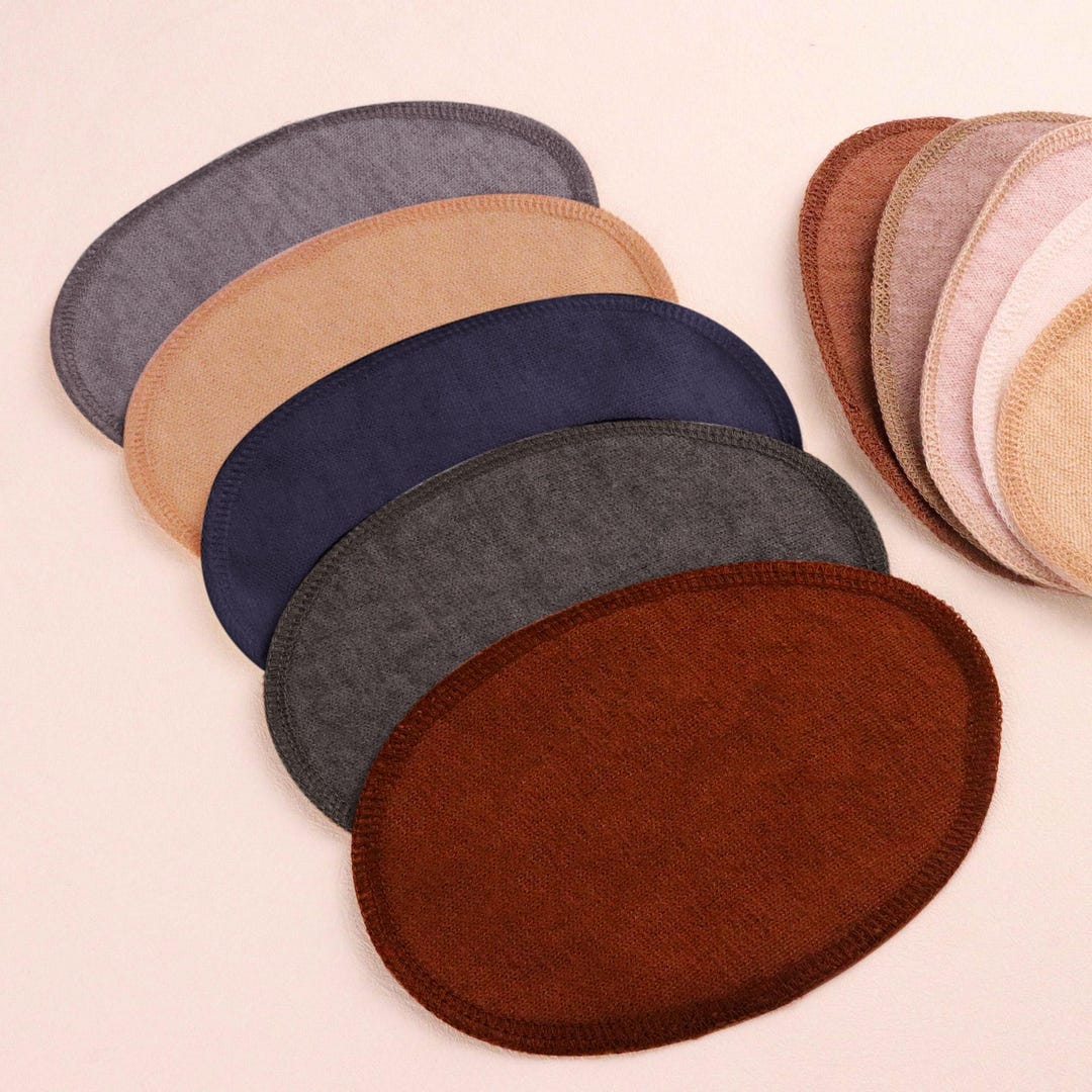 2 PCS Wool Patches for Sweater Elbow Patches, Pure Cashmere, Knit ...