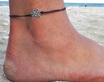 Mens anklet | Etsy