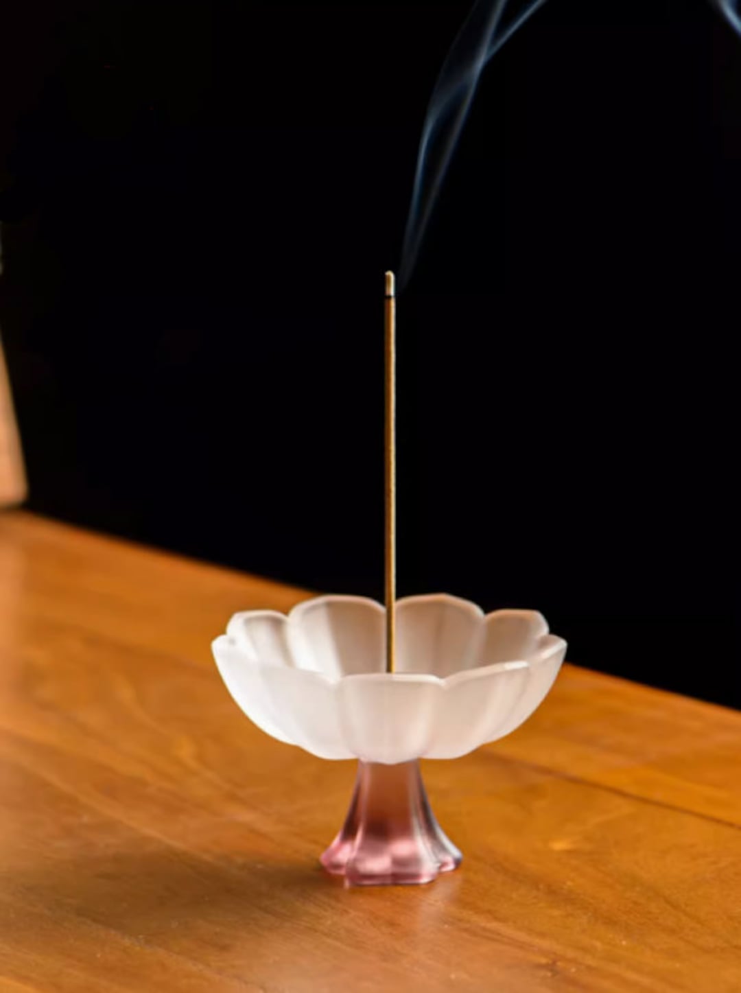 Chinese Glass Incense Holder With Free Sample, 2 Different Colors ...