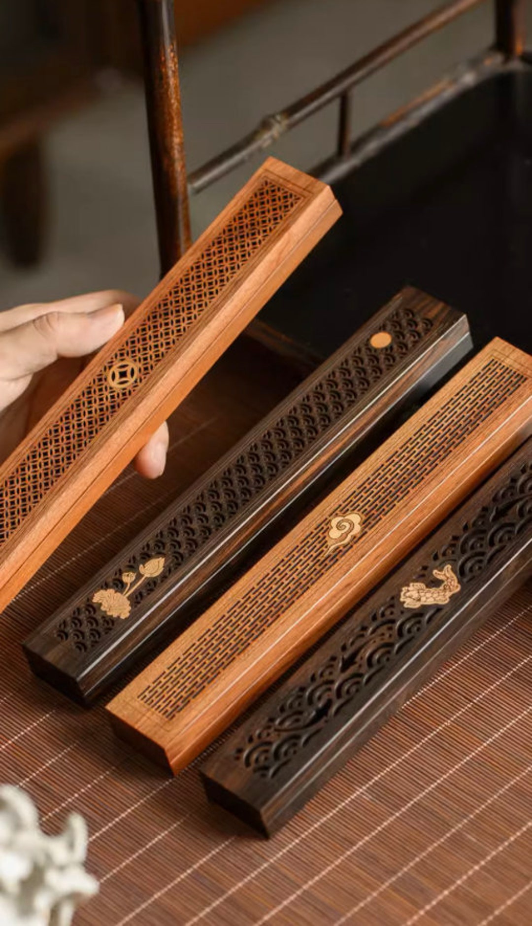 Traditional Wooden Chinese Incense Burner，home Decoration - Etsy