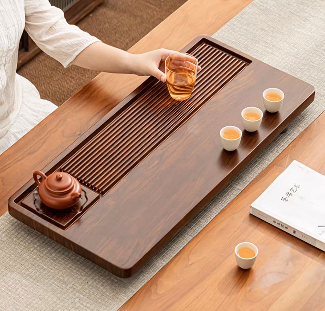 Wooden Tea Tray, **3 Different Sizes Available**, Kung Fu Tea - Etsy