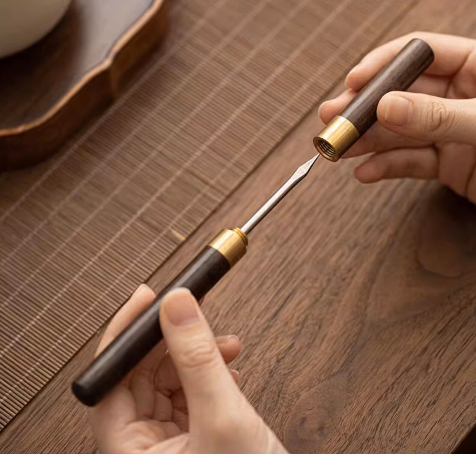Chinese Kung Fu Tea Tools Set With Ceramic Holder , Set of Six - Etsy