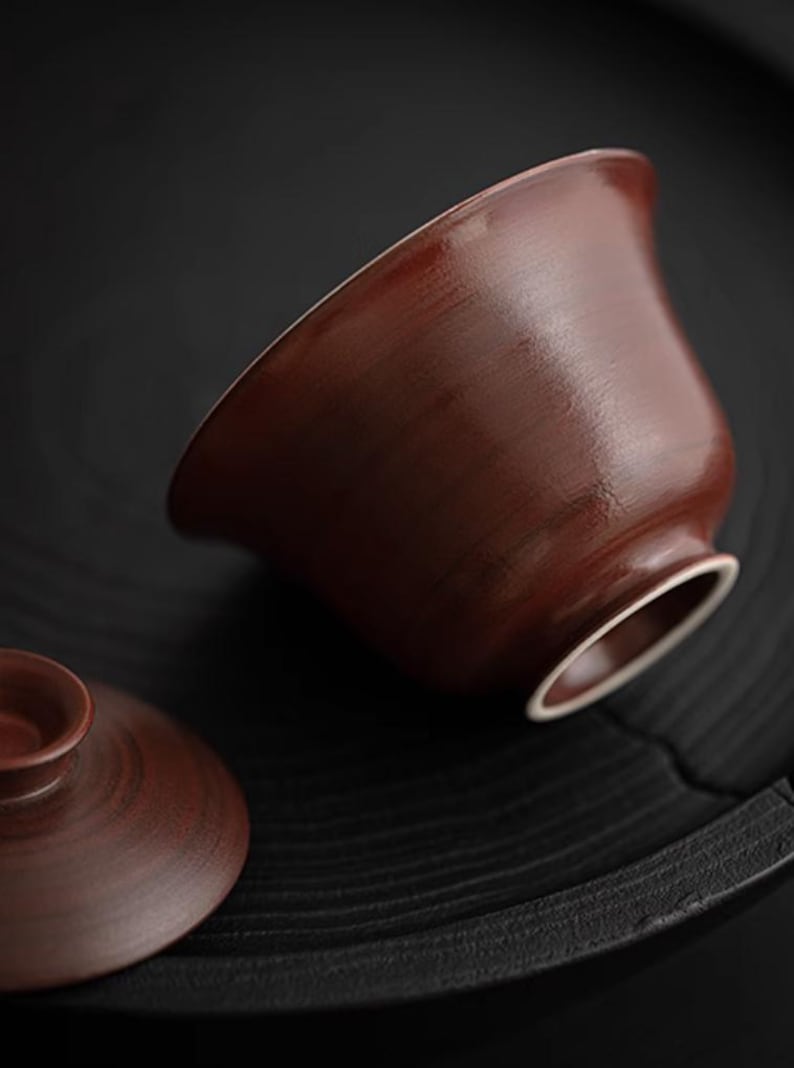 Red Colored Porcelain Gaiwan, 120ml, Tea Cup - Etsy
