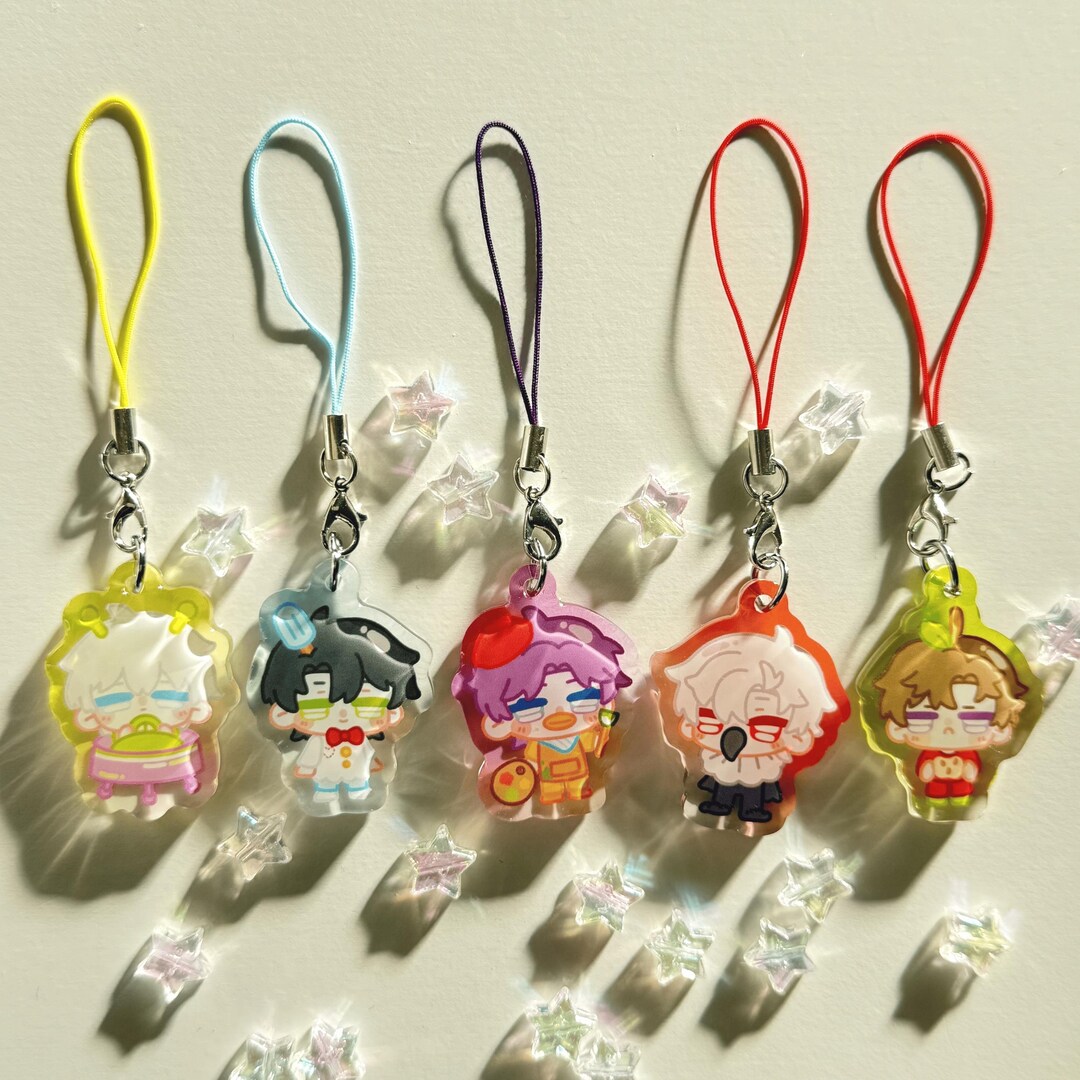 Love and Deepspace Plushie-me Phone Charms! Xavier, Zayne, Rafayel ...