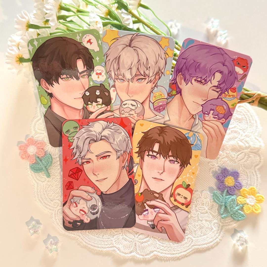 Love and Deepspace Mini-me Photocards! Zayne, Xavier, Rafayel, Sylus ...