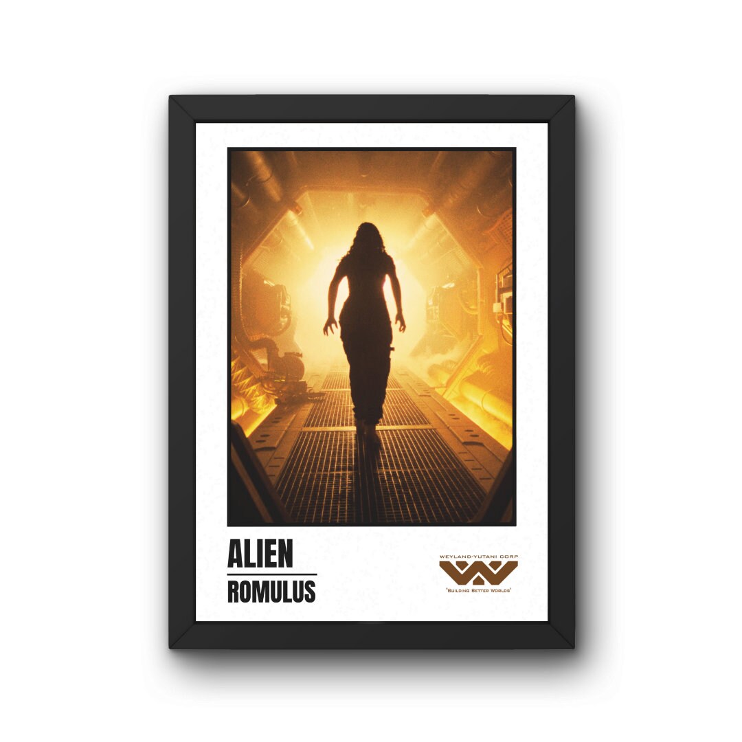 Alien Romulus, A5, A4, A3 Unframed Poster Print, Gift for Movie Geek ...